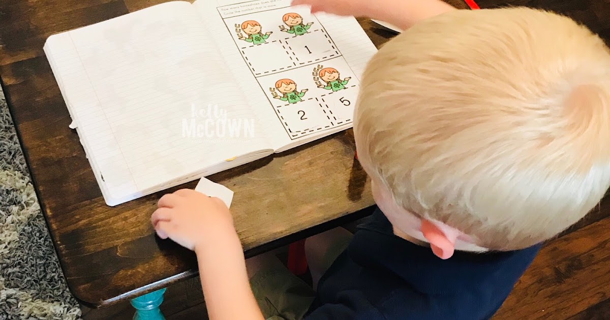 Kelly McCown: March Interactive Math Notebook Kindergarten