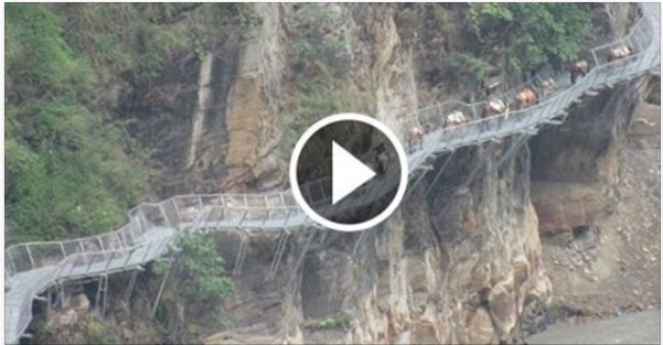 Awesome Cantilever Bridge In Gorkha Nepal | ONLINE MEDIA NEPAL