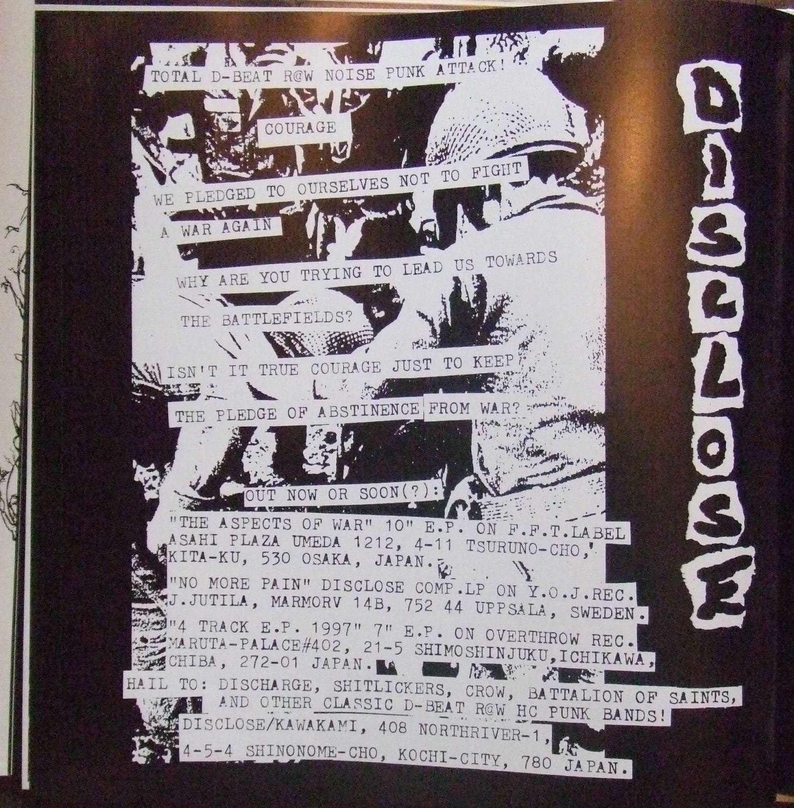 Terminal Sound Nuisance: "Iron Columns" 2xLp, 1999