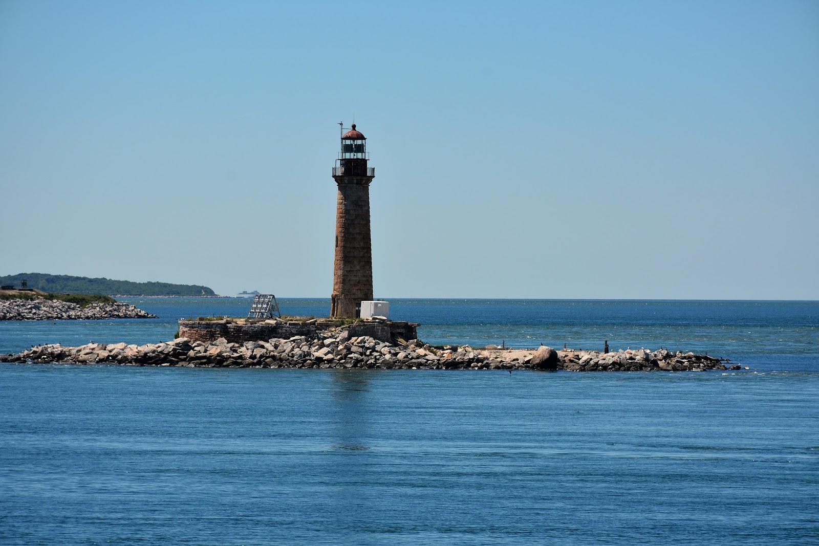 WC-LIGHTHOUSES: LITTLE GULL ISLAND LIGHTHOUSE-NEW YORK