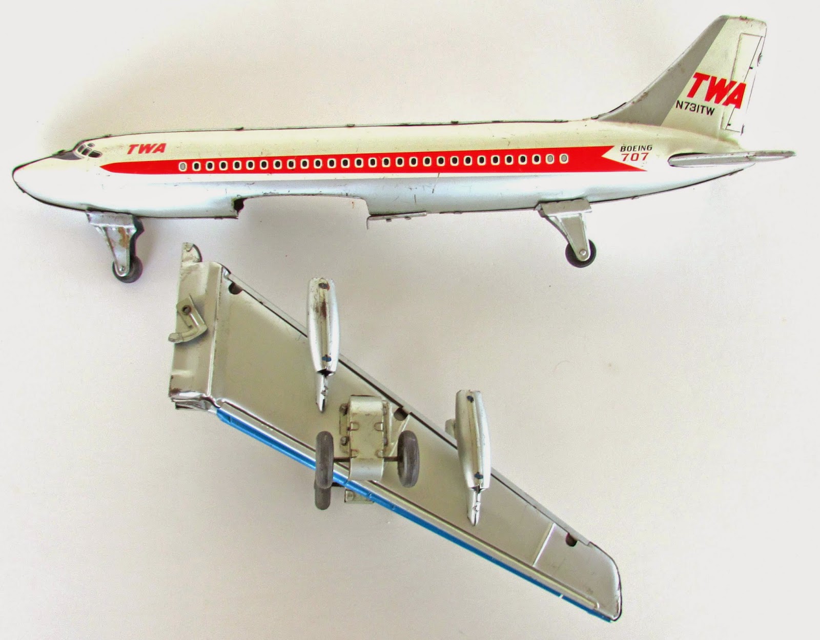 Toys and Stuff: Linemar TWA 707 Airliner #N731TW