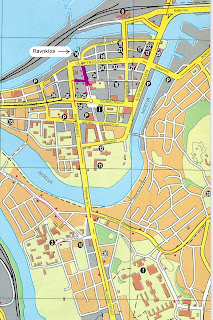 Map of cities: Map of Trondheim