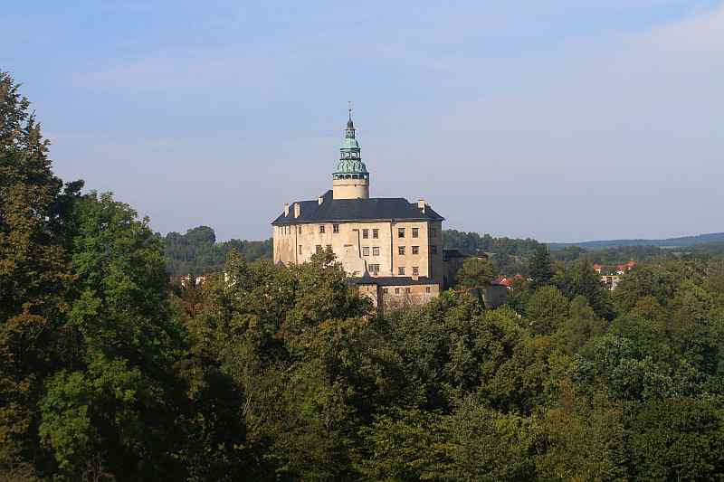 Naturwunder ...: Blick auf Schloß Friedland in Böhmen