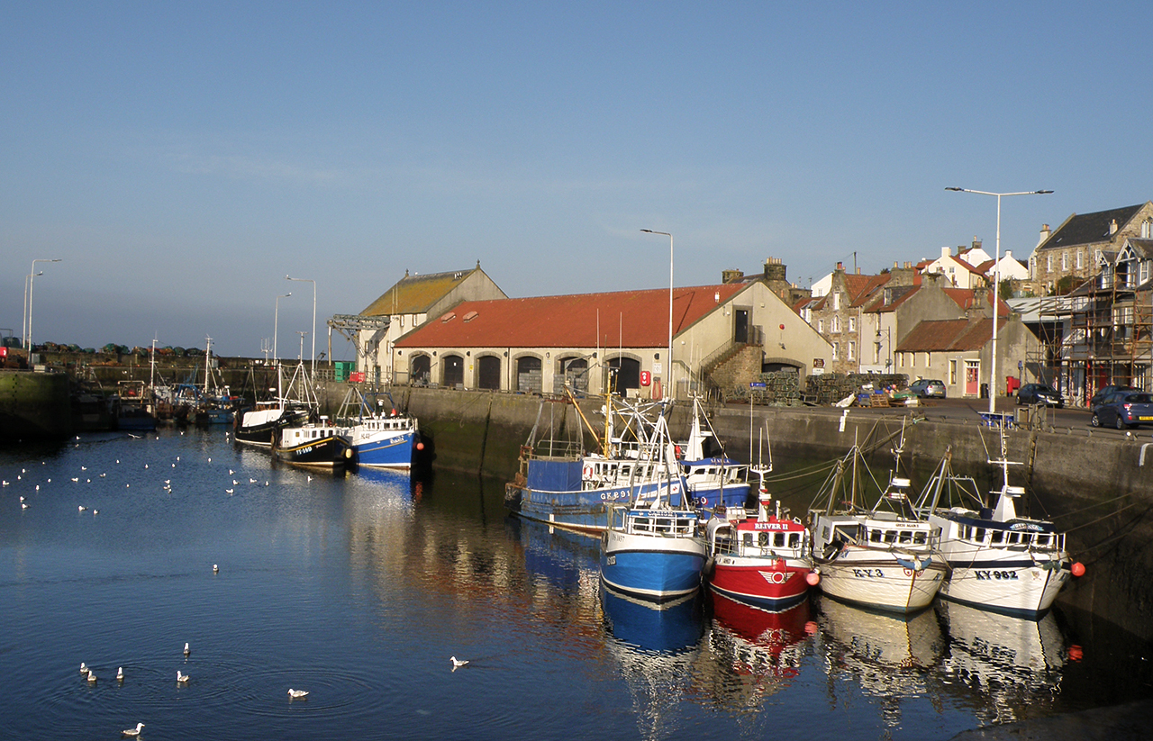 Pittenweem Harbour ....
