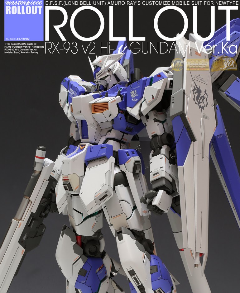 GUNDAM GUY: MG 1/100 Nu Gundam Ver. Ka 'Hi-Nu Custom' - Custom Build