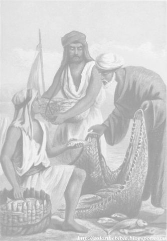 Drawing in The Net | Color The Bible