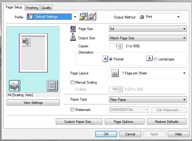Setting Folio di printer lasetjet canon mf 4350 d print fax copy scan ...