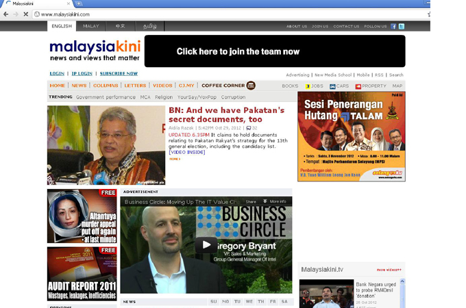 ex Chersonesus Aurea: Advance in Press Freedom in Malaysia ...