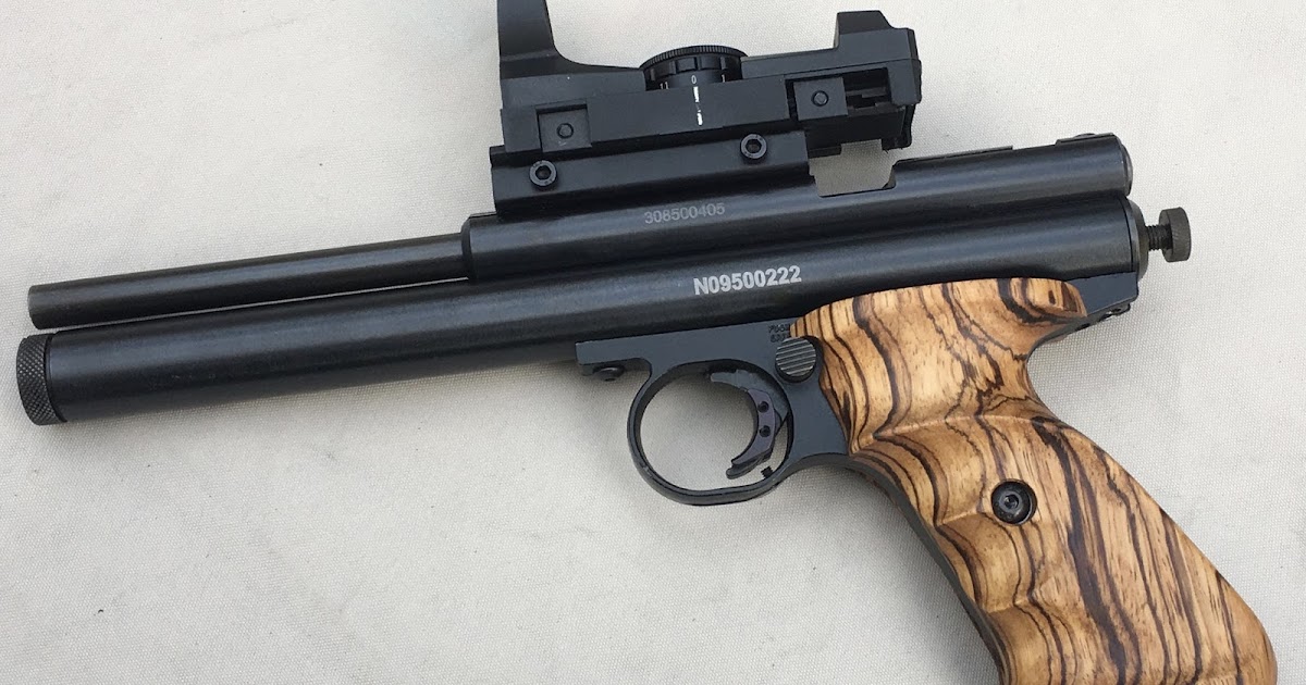 Another Airgun Blog: Zebrawood Grips for a Crosman 22XX