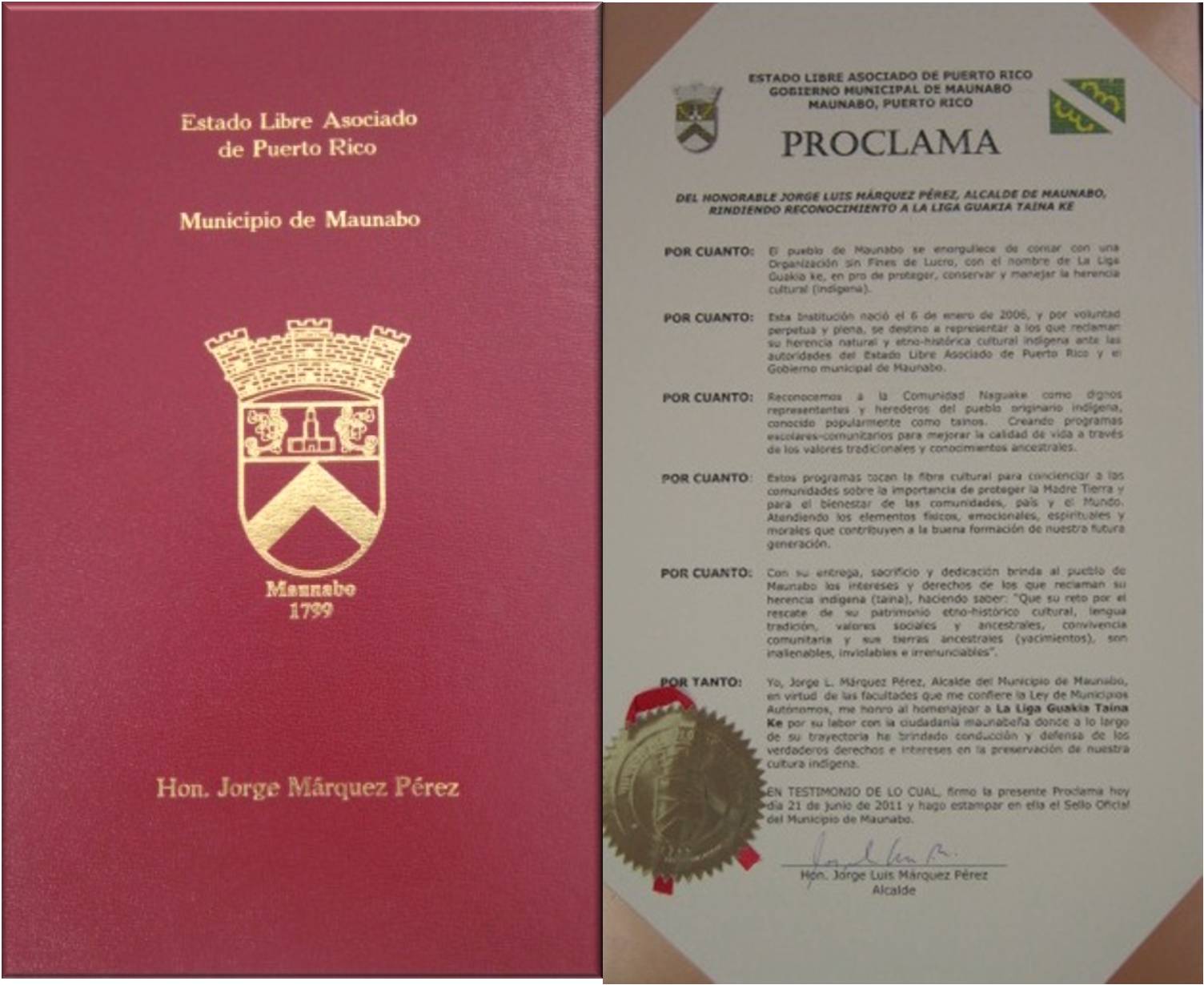 Proclamas y Resoluciones 2011-2012