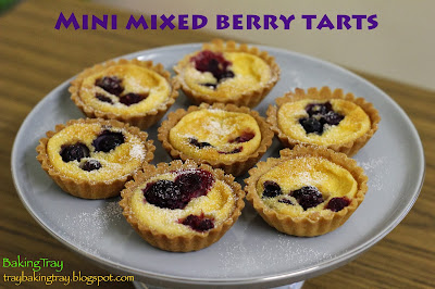 BAKING TRAY ~\________/~: TART time: Mini mixed berry tarts