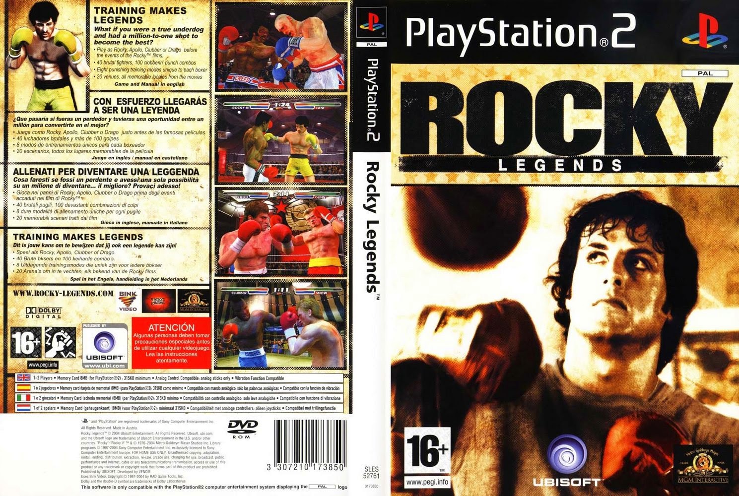 Coleccion Caratulas PS2: Rocky Legends