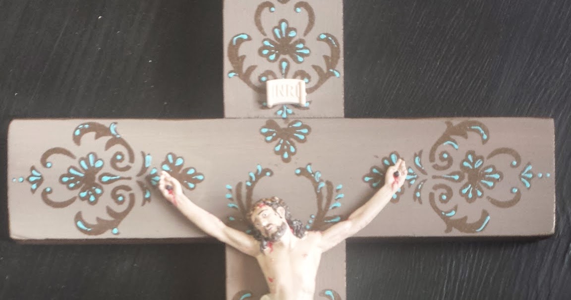 Life, Love, & Sacred Art: Hand Painted Crucifixes