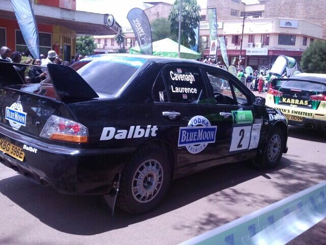 The Irony of Blue Moon Vodka Sponsoring A Safari Rally Car - Nairobi Wire