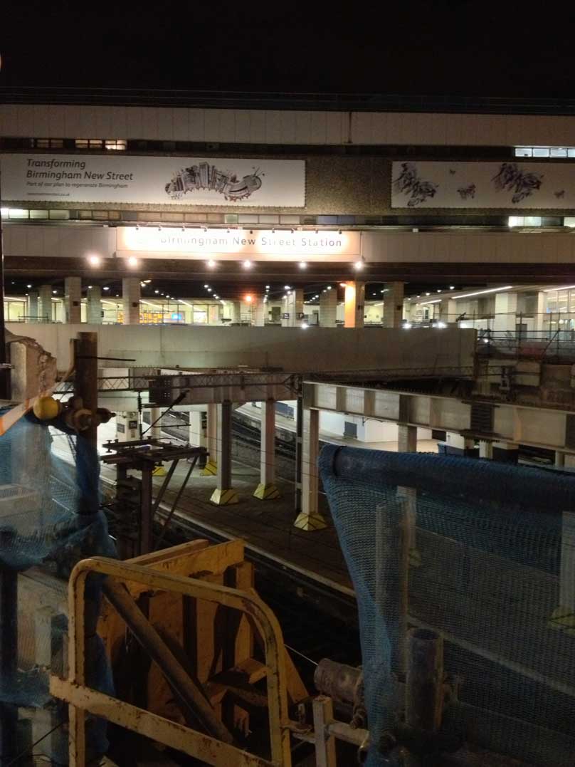 Platform alteration - New Street redevelopment update