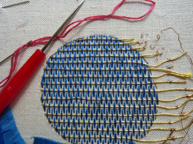 Stitching Idyllic by Ann Bernard: Burden Stitch - Part Two: a Tutorial
