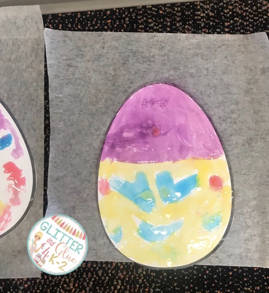 Easter Egg Craftivity | Glitter and Glue 4 K-2