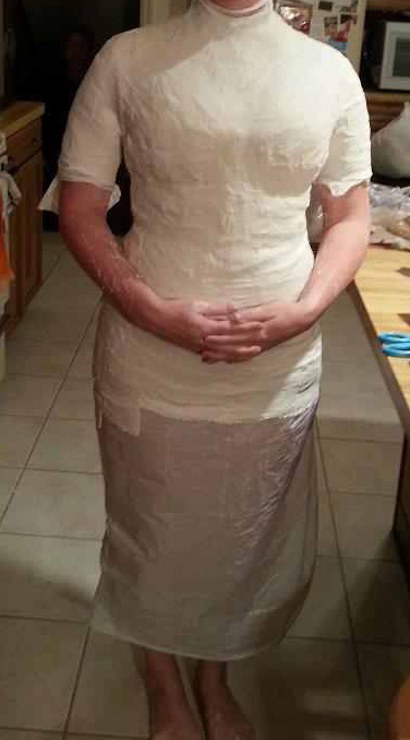 On Living History: The Custom Made Plaster Cast Dress Form (1812 style ...