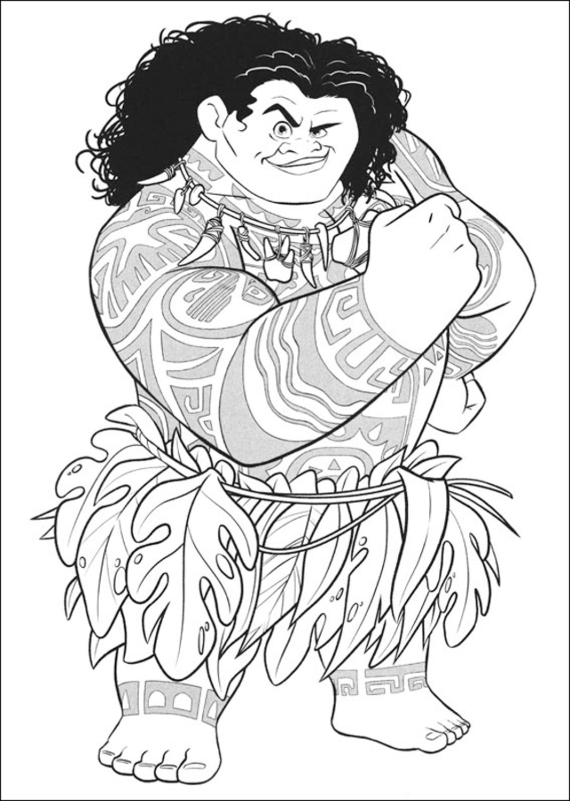 Baú da Web: Desenhos Moana para imprimir e colorir