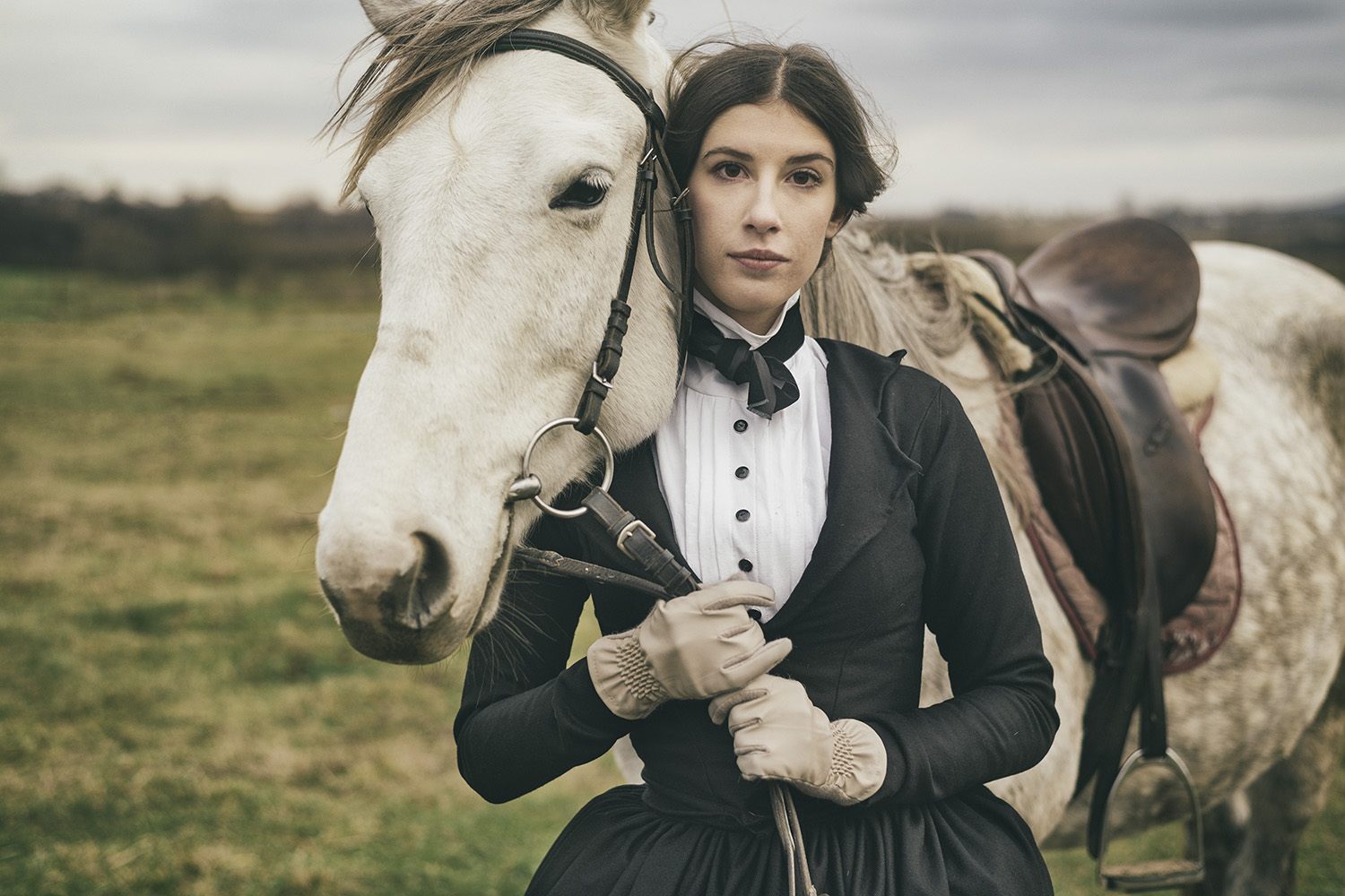 strój jeździecki z lat 1840. / 1840s riding habit