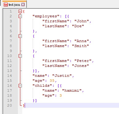 Java程式教學甘仔店: Notepad++ Plugins JSON viewer for Javascript