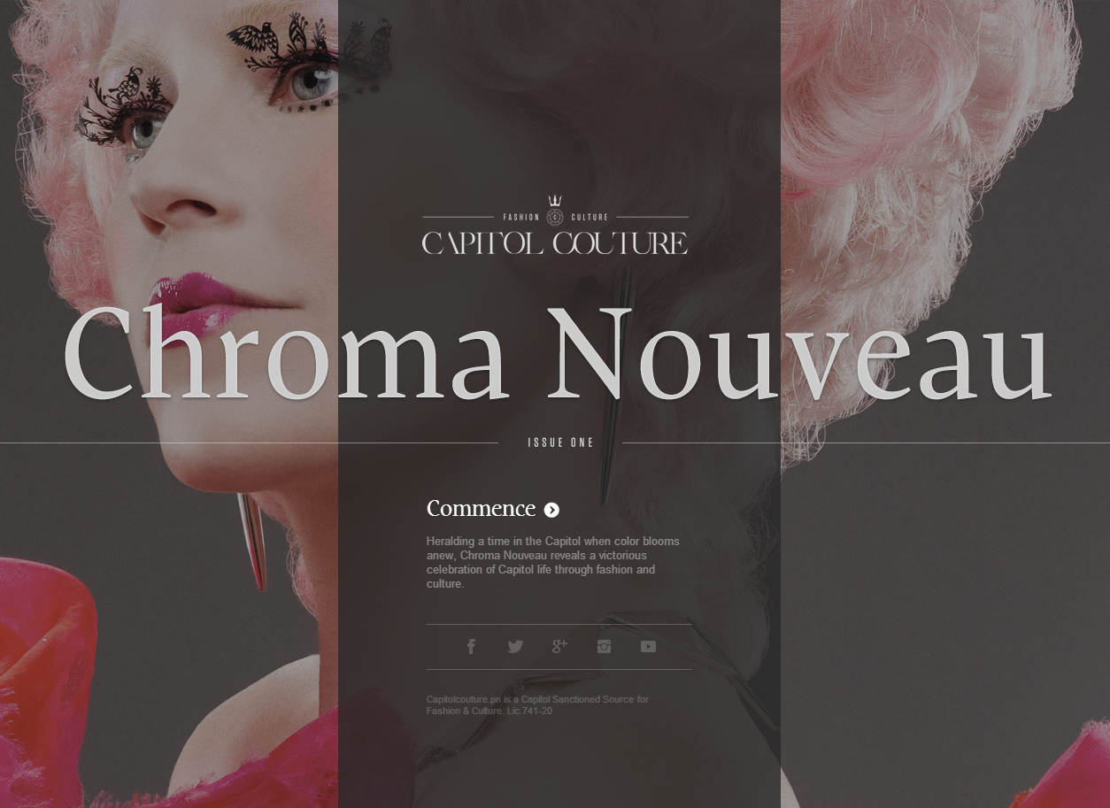 Welcome to District 12: Capitol Couture Relaunches: Spring Issue!