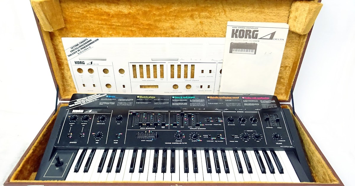 MATRIXSYNTH: Korg DELTA DL-50 Vintage Analog Synthesizer w/ Original ...