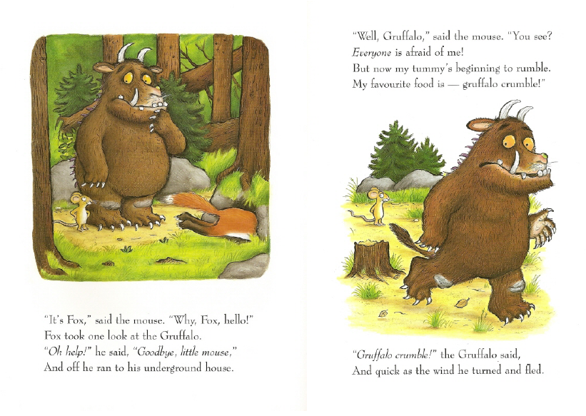 English blog page : The Gruffalo