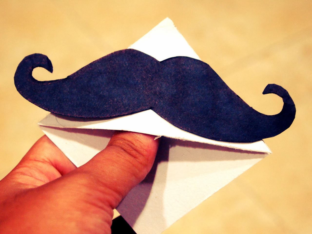 Teen DIY: DIY Mustache Bookmark