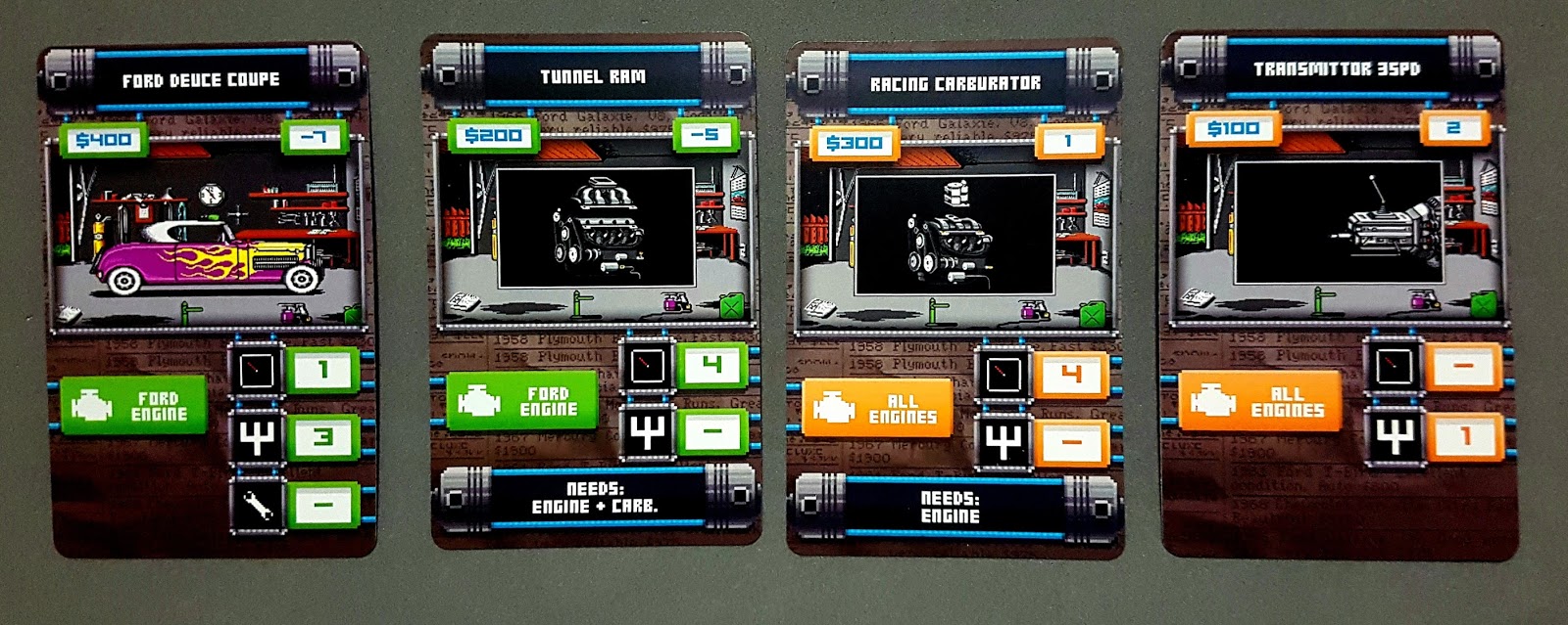 Street Rods Kickstarter Preview - EverythingBoardGames.com