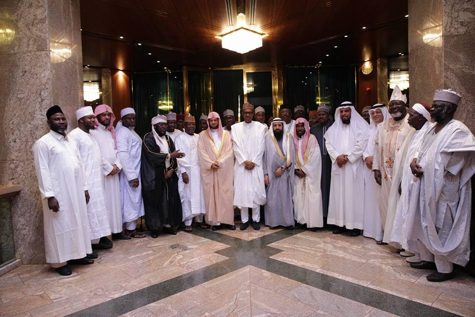 Photos: Pres Buhari receives Chief Imam of Medina Saudi Arabia at the ...