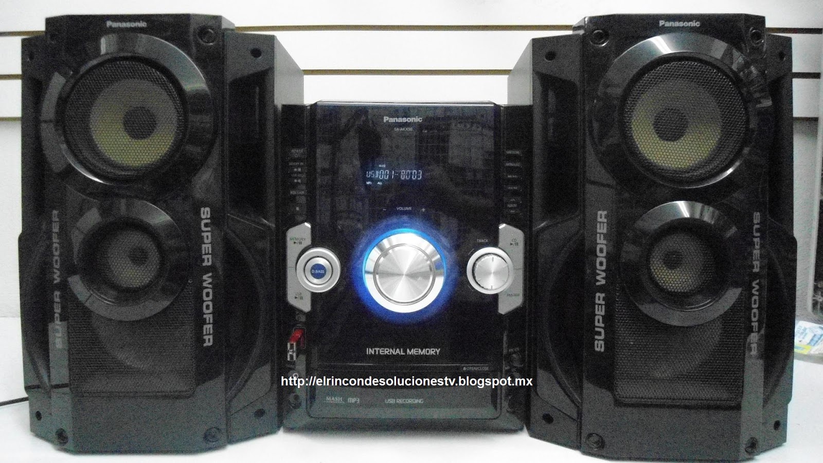 El rincón de soluciones tv - - - -: Panasonic SA-AKX50. Sin Audio.