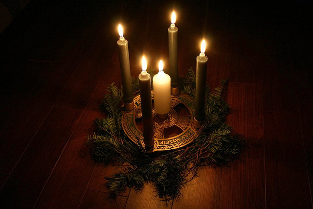 when love comes to town: Thinking about a celtic advent...