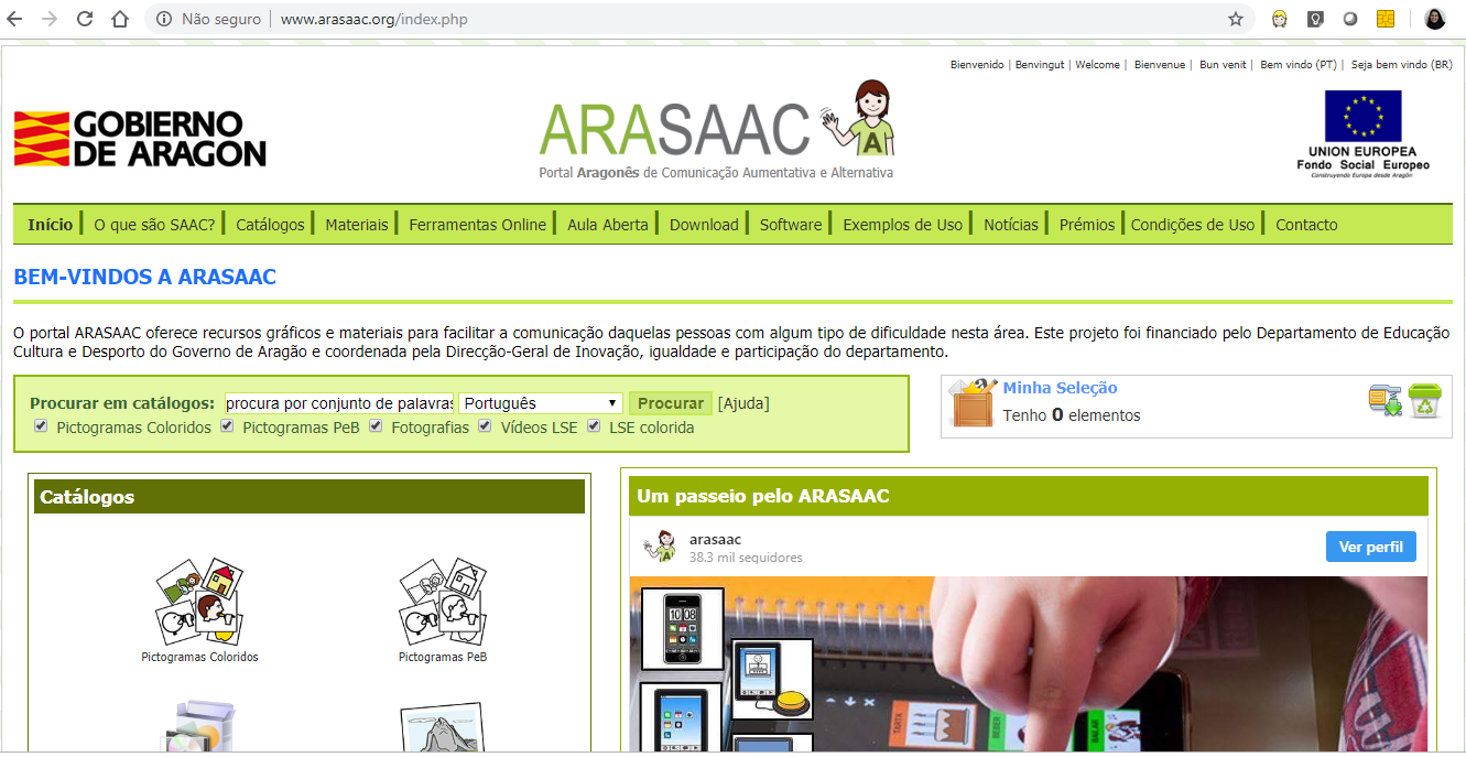 Autismo, Linguagem, Comunicação Aumentativa e Alternativa: I love ARASAAC!