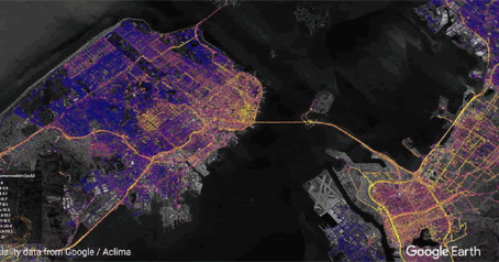 California Air Quality - Original Global Map