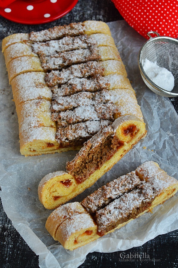 Göngyölt linzer - Rádió süti