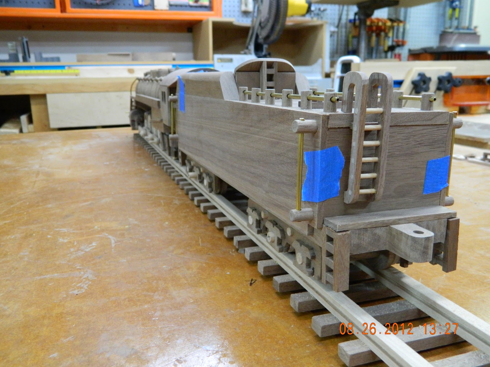 Johnson's Woodworks: 1949 Reading Steam Freight Train Scale Model