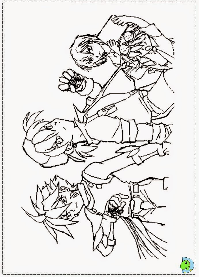 Dinokids - Desenhos para colorir: Desenhos de Beyblade para colorir