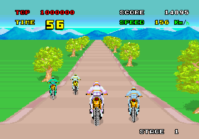 La Taberna de Grog: Enduro Racer (Sega, 1986)