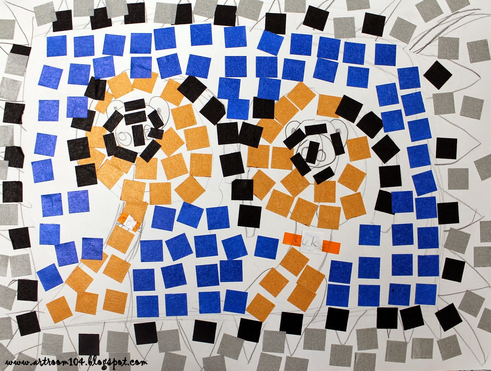 Art Room 104: 2nd Grade: Greek Mosaics