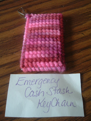 Homespun Inspirations: Emergency Cash Stash Keychain
