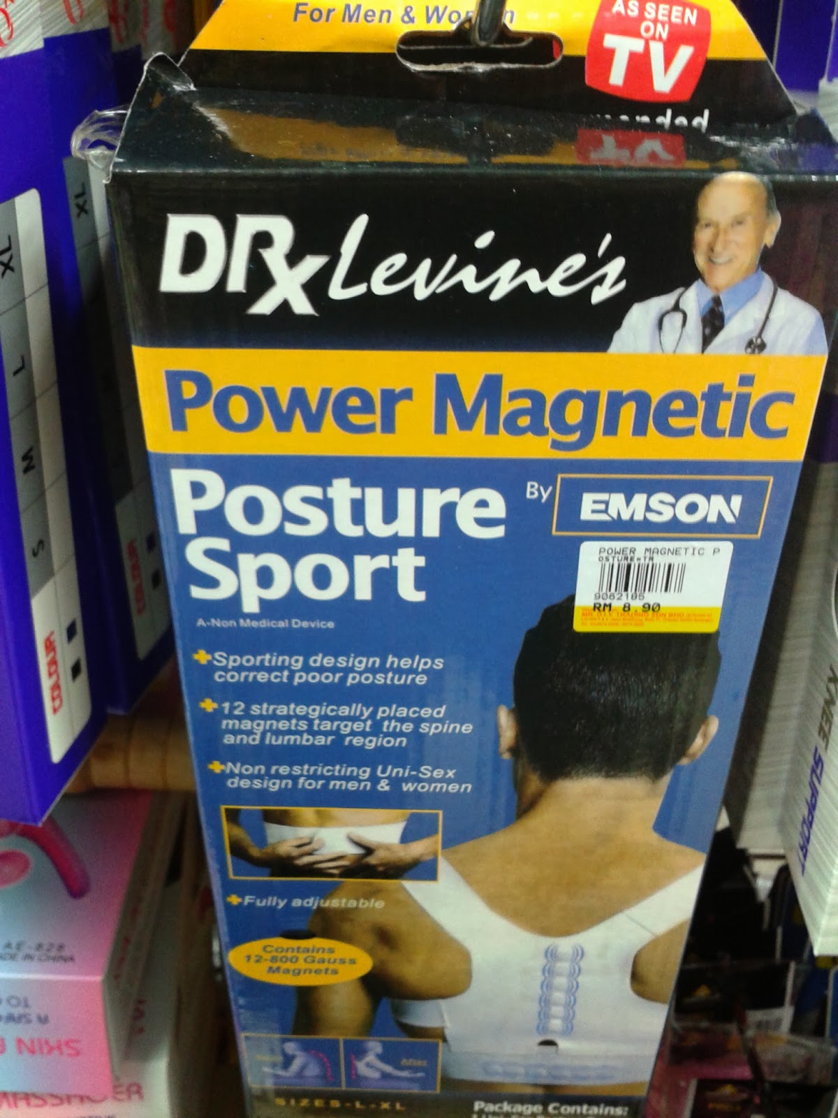 DIYGajet: Power Magnetic Posture Sport Dr Levine - RM24