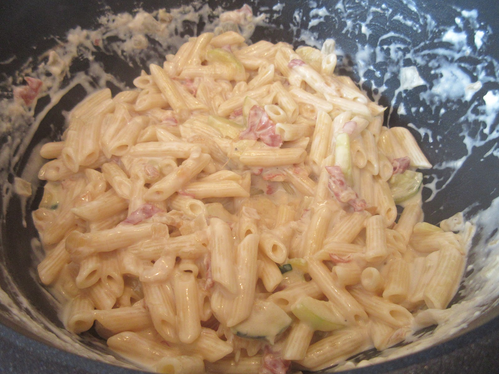 MACARRONES CON JAMÓN Y CALABACIN | COCINA CON REINA