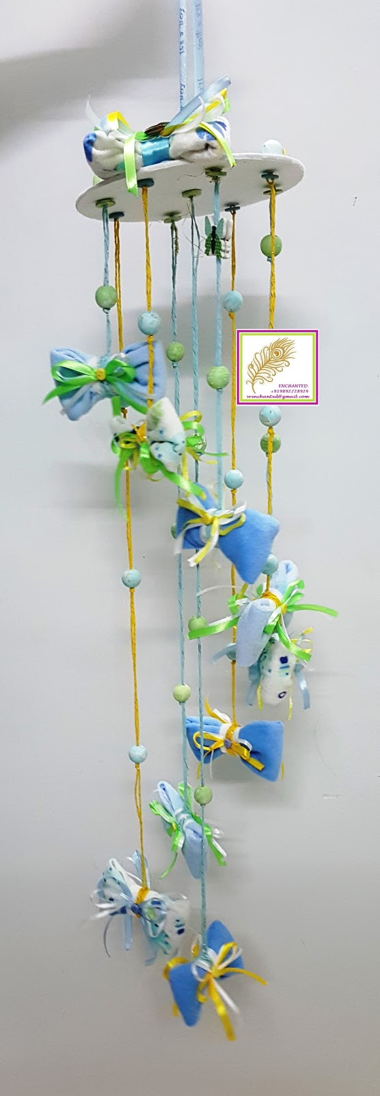 VREnchanted Color, Craft & more....: Handmade Baby Boy Mobile using ...