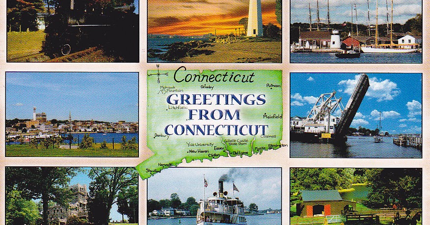 Postcard A La Carte 2: USA - Connecticut - Greetings from CT