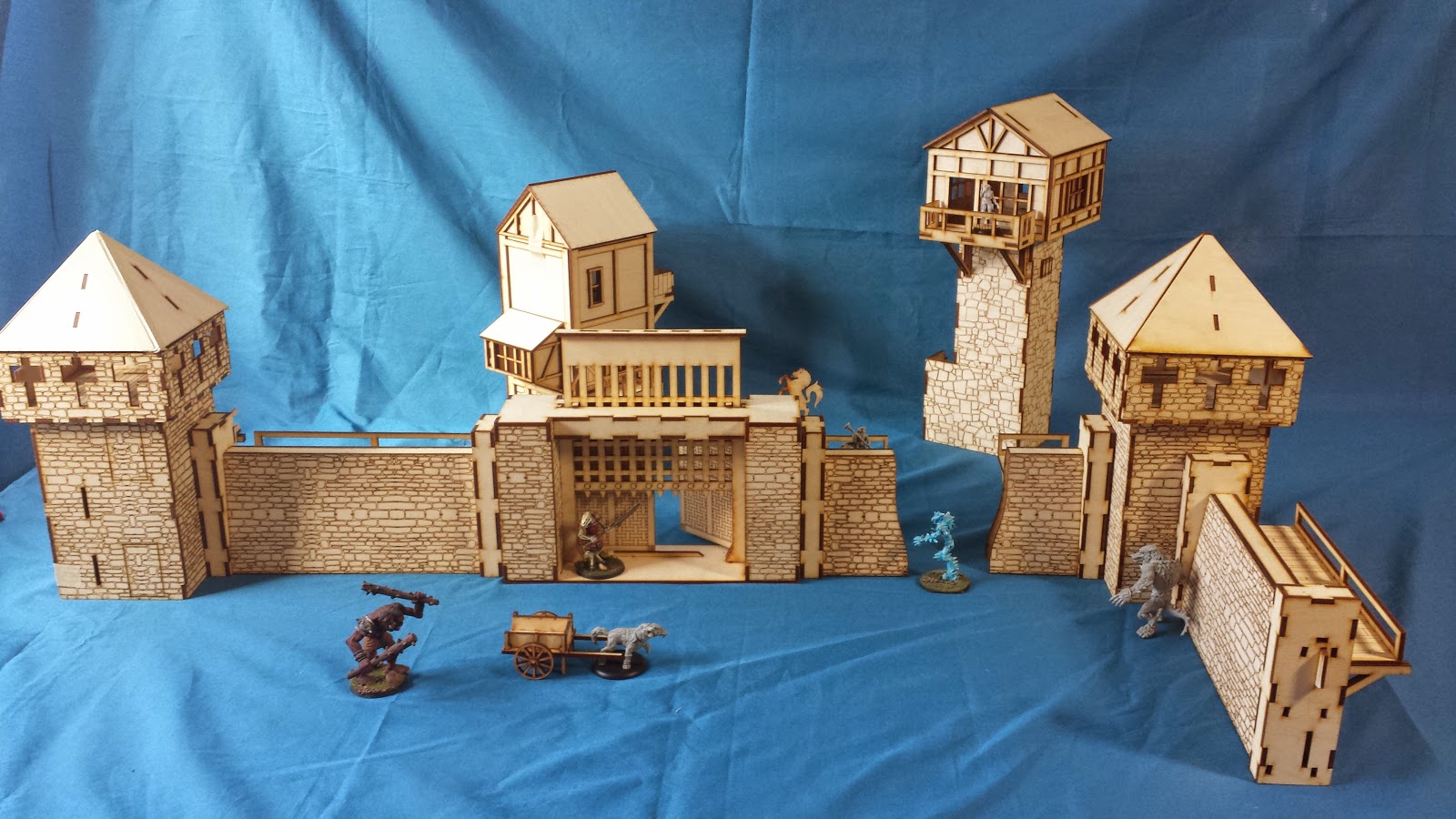 Popsicle Stick Medieval Castle