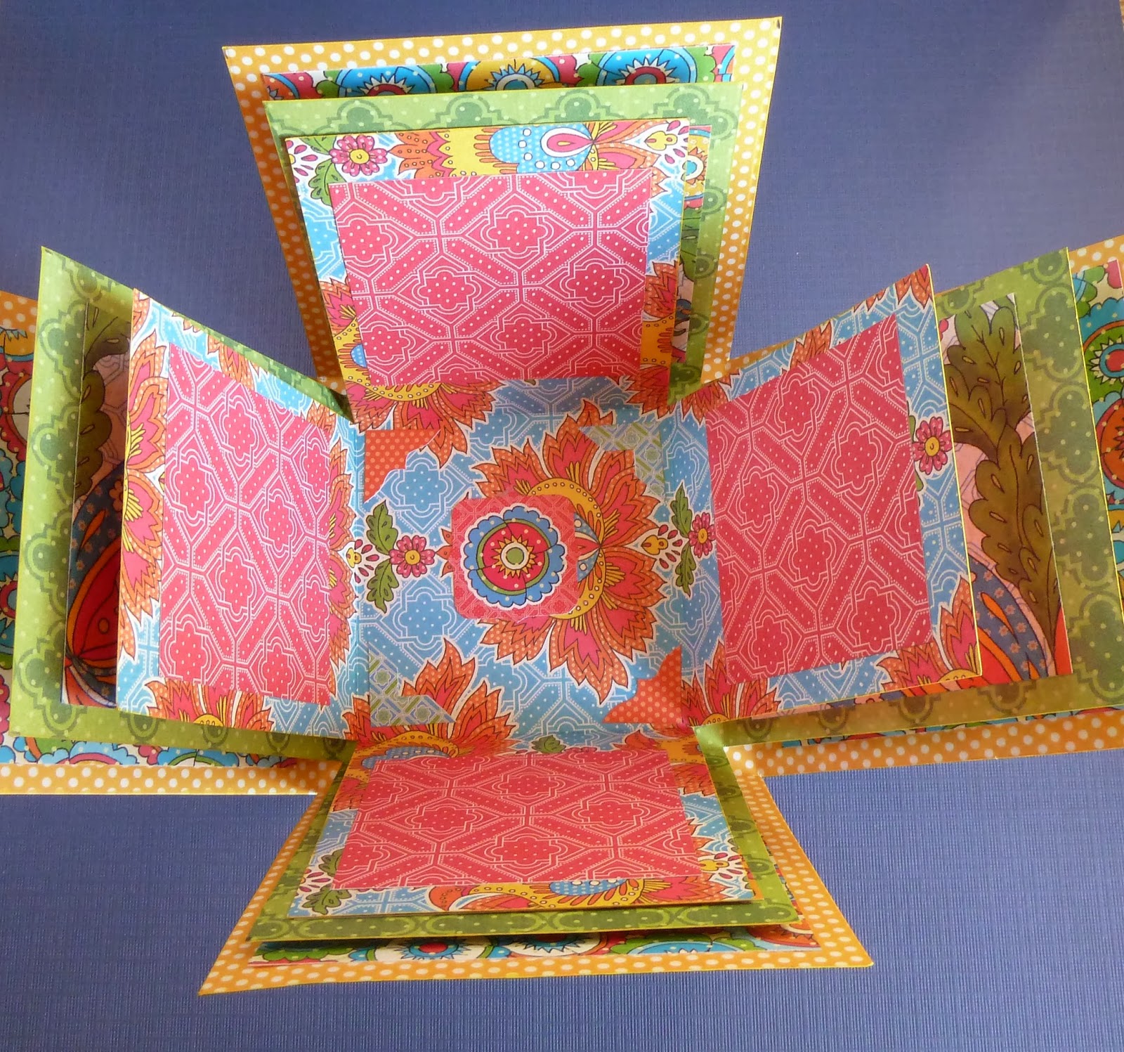 The Fruit Pixie: Graphic 45 Bohemian Bazaar Exploding box