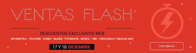 Top 5 ofertas de la promoción "Ventas Flash" de Fnac.es