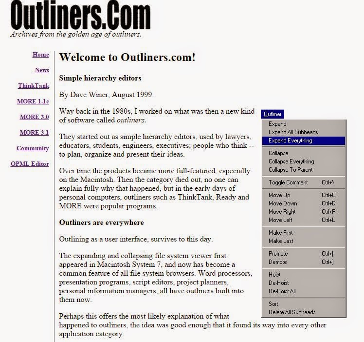 Outliner Info